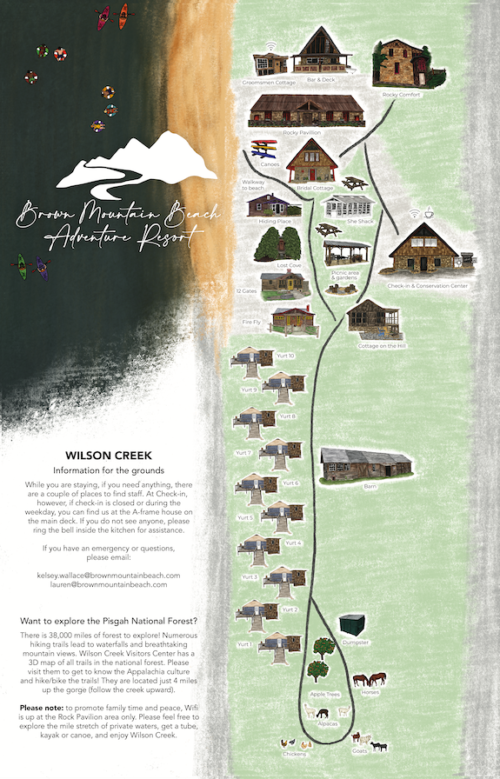 Yurts » Brown Mountain Beach Resort
